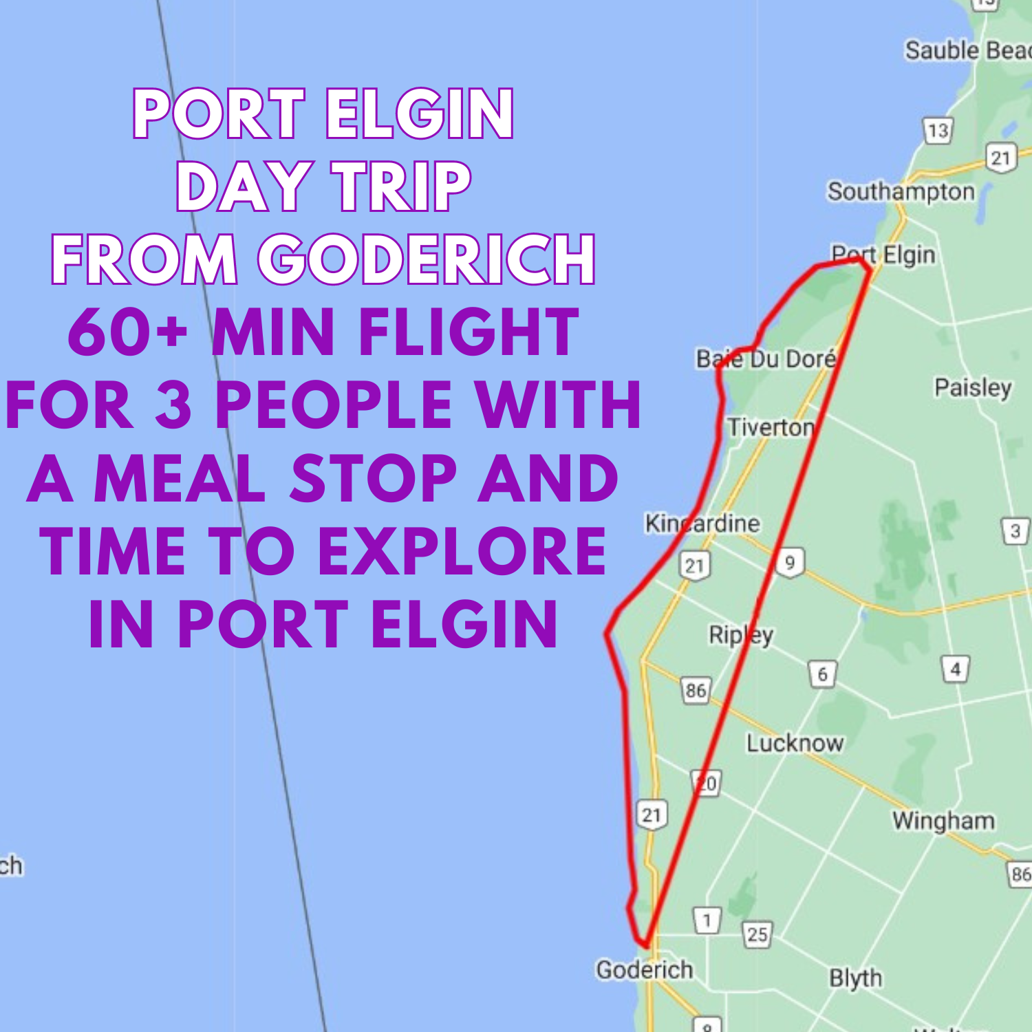 Goderich Scenic Flights – Papple Aviation